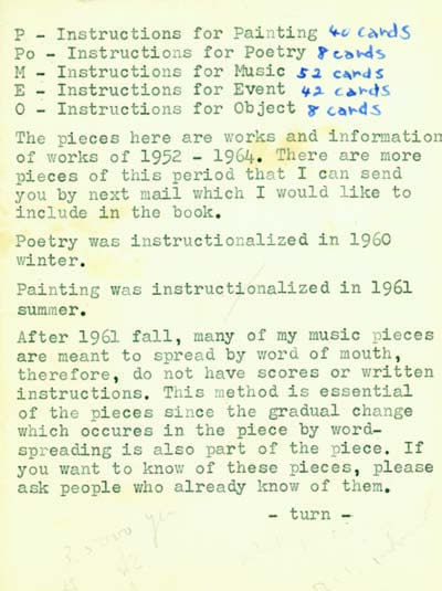 About Yoko – Fluxus Foundation Archive